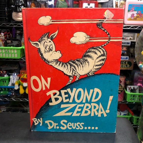 Dr. Seuss | Other | Vtg 955 Dr Seuss On Beyond Zebra Hardcover Book ...